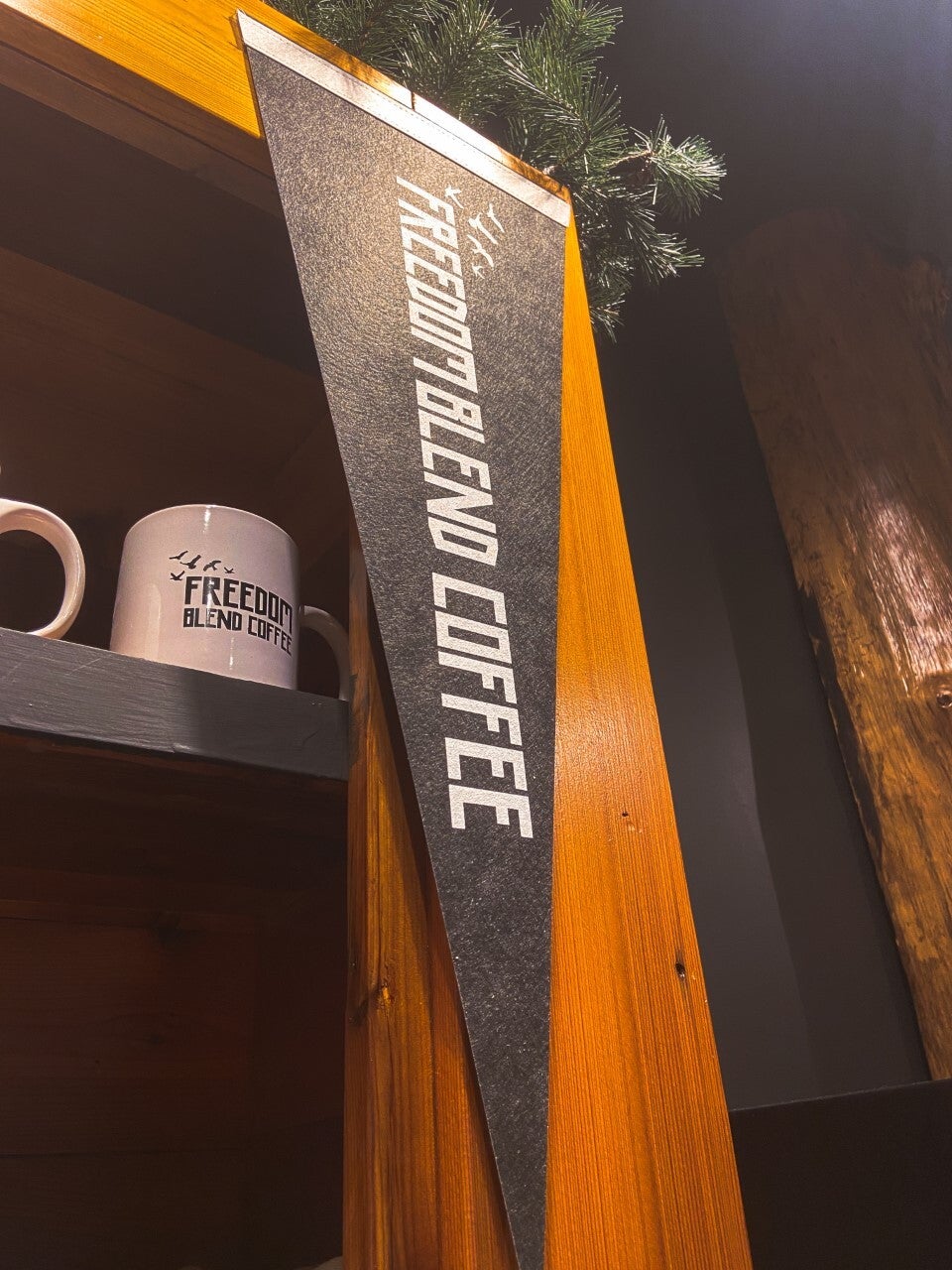 Pennant Flag, University | Freedom Blend Coffee